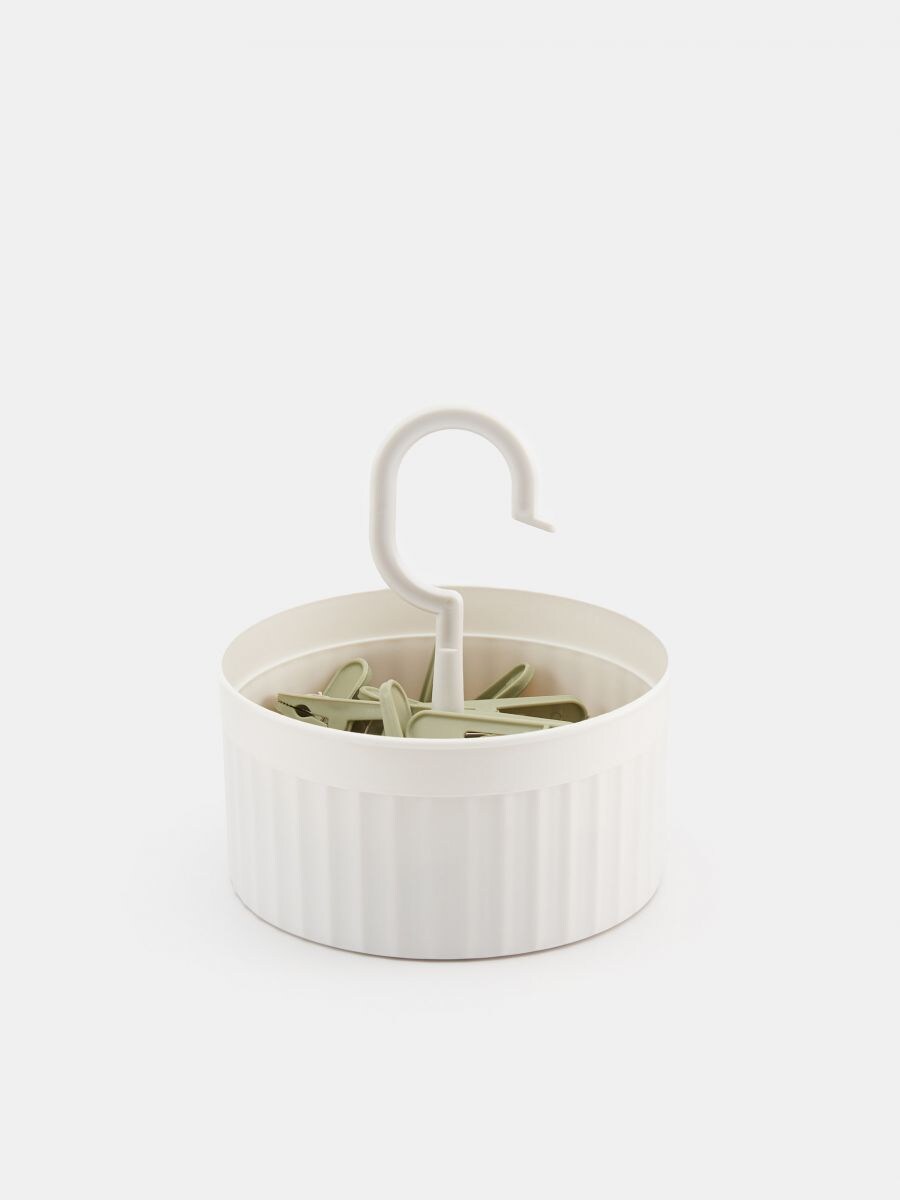 Cleme de rufe, set de 24 bucăți Culoare alb - SINSAY - 2877Q-00X