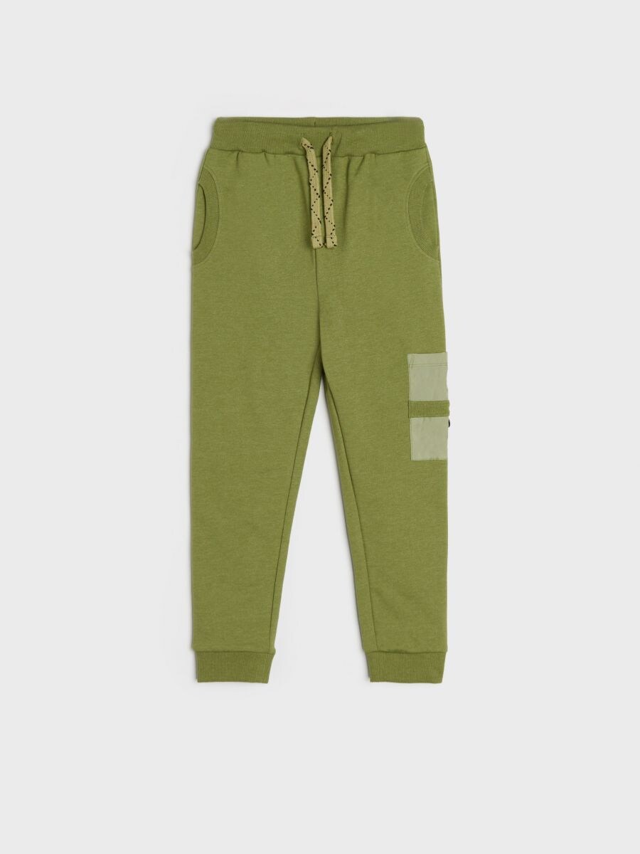 Παντελόνι φόρμας jogger Χρώμα καφετι πρασινο - SINSAY - 7080M-78X