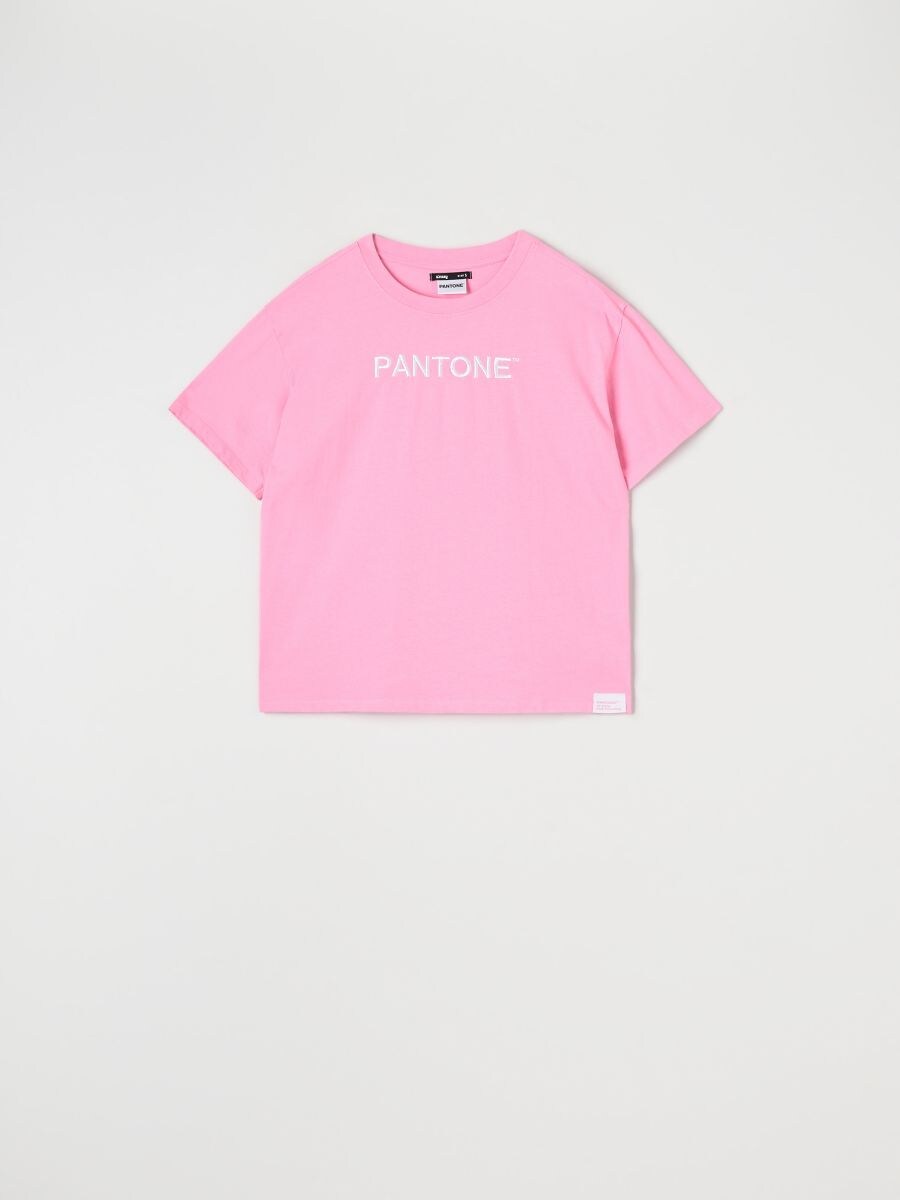 Tricou Pantone Culoare roz - SINSAY - 8203J-30X