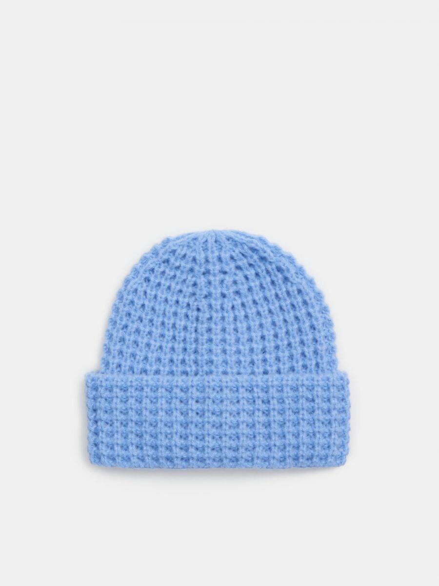 Czapka beanie Kolor niebieski - SINSAY - 8742F-50X