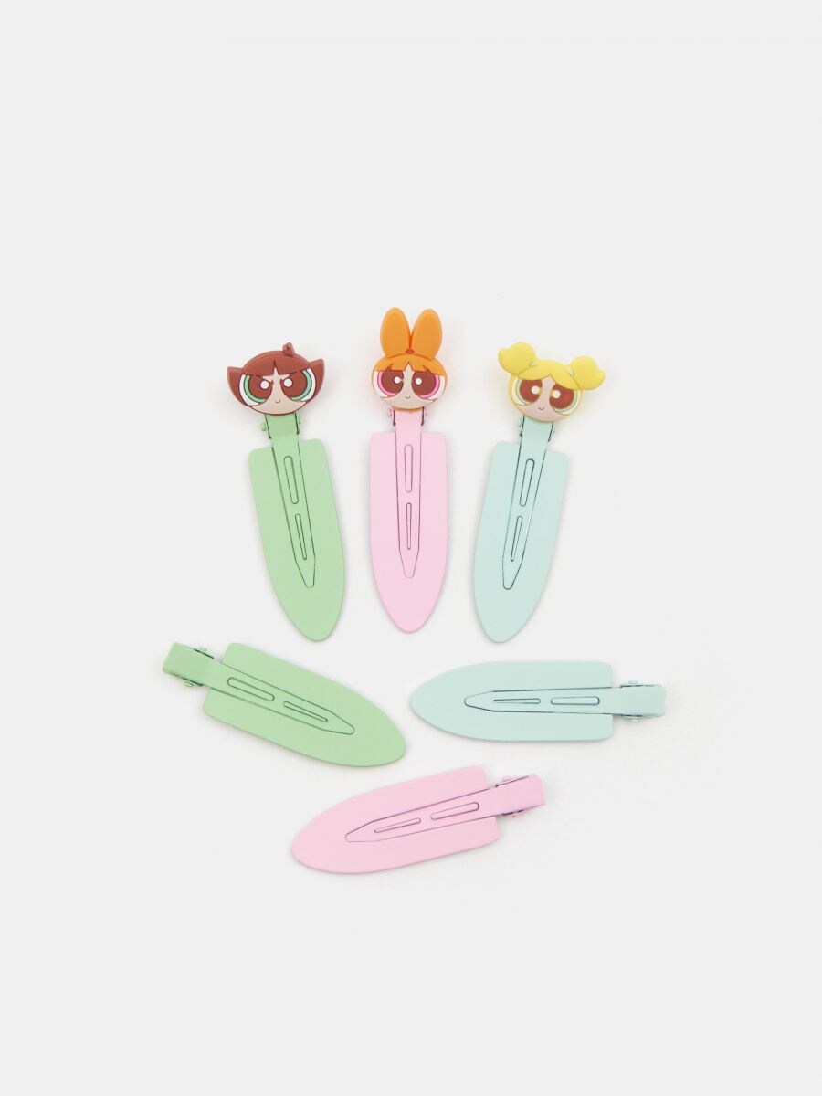 Spinki do włosów Atomówki 6 pack Kolor wielobarwny - SINSAY - 9465A-MLC