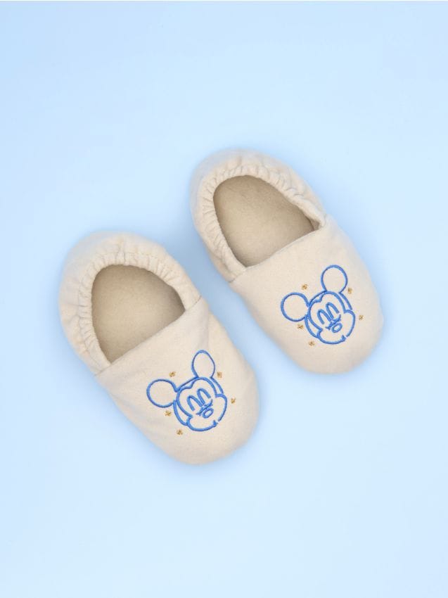 Papuci de casă Mickey Mouse Culoare bej - SINSAY - 003DE-08X