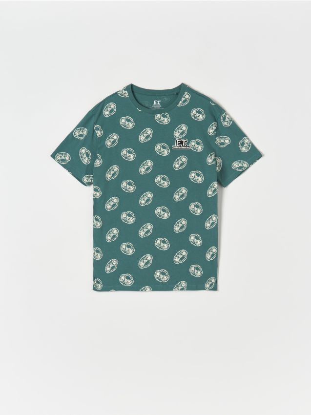 T-Shirt E.T Farbe Grün - SINSAY - 0222T-67X