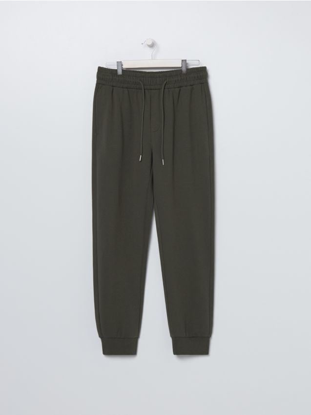 Pantaloni de trening tip jogger Culoare verde-oliv deschis - SINSAY ...