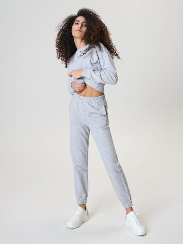 Donji deo trenerke Boja svetlo siva - SINSAY - 0356M-09M