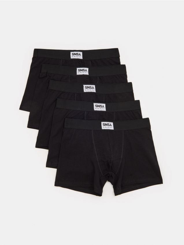 Bokserki 5 pack Kolor czarny - SINSAY - 1299F-99X