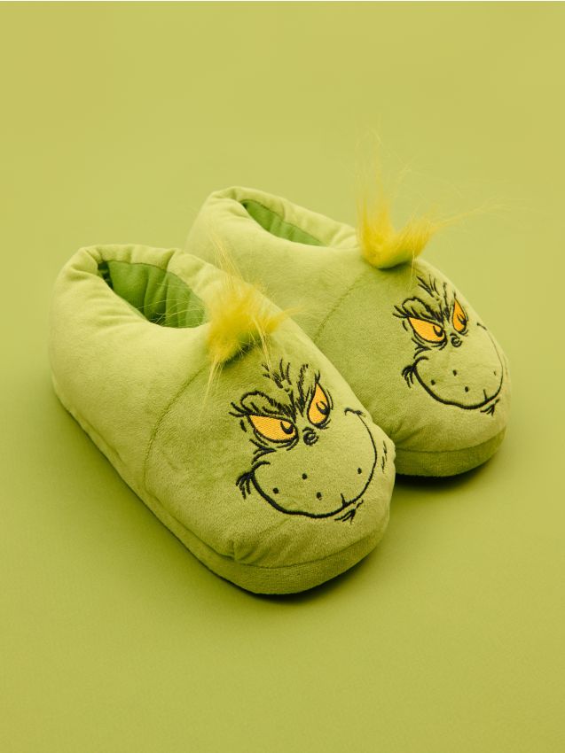 Pantoffeln Grinch Farbe Neongrün - SINSAY - 208AN-71X
