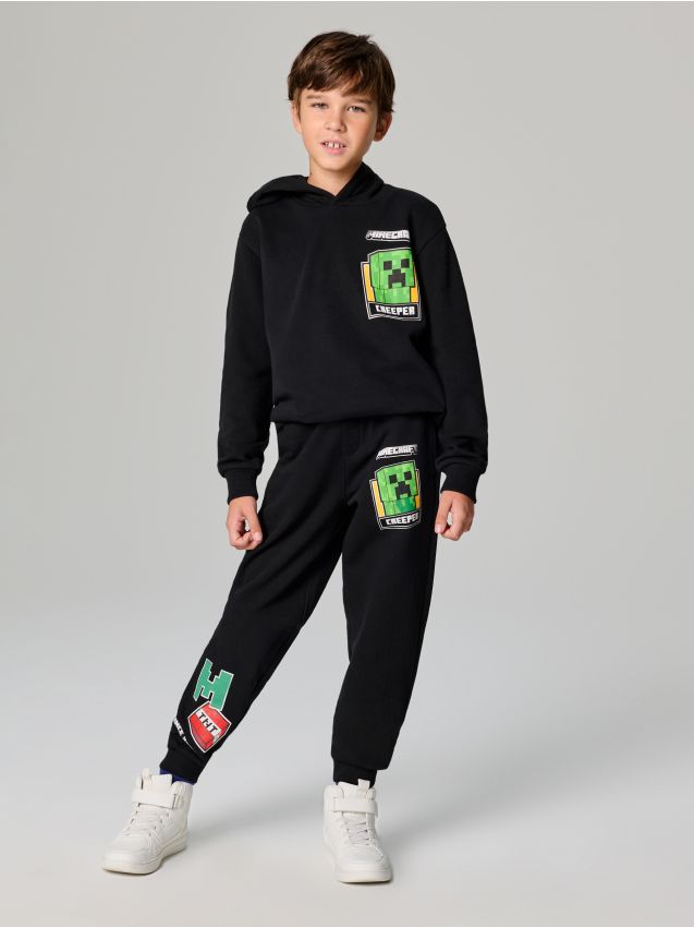 Donji deo trenerke Minecraft Boja crno - SINSAY - 212BX-99X