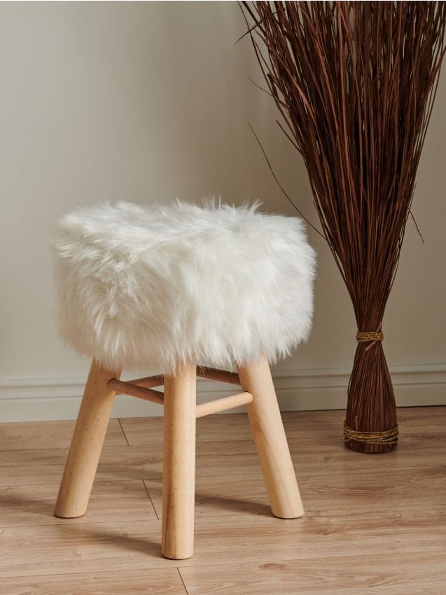 Taburet Culoare alb - SINSAY - 2170G-00X