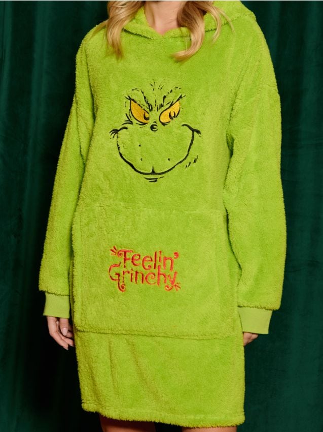 Bluza Snuddie Grinch Kolor zielony - SINSAY - 228AM-71X
