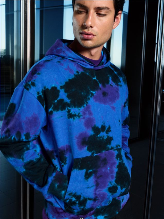 Sweatshirt in Batik-Optik Farbe Mehrfarbig - SINSAY - 265AW-MLC