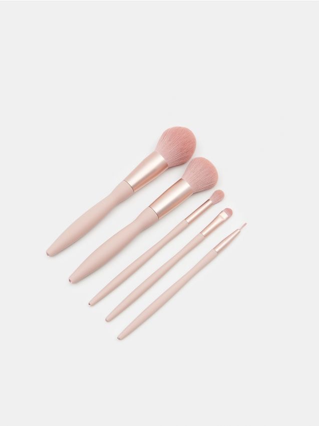 Set de pensule de machiaj Culoare roz-pudră - SINSAY - 3216O-39X