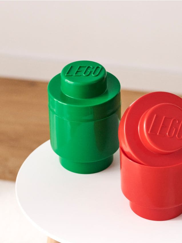 Pudełko do przechowywania LEGO Kolor zielony - SINSAY - 323CM-77X