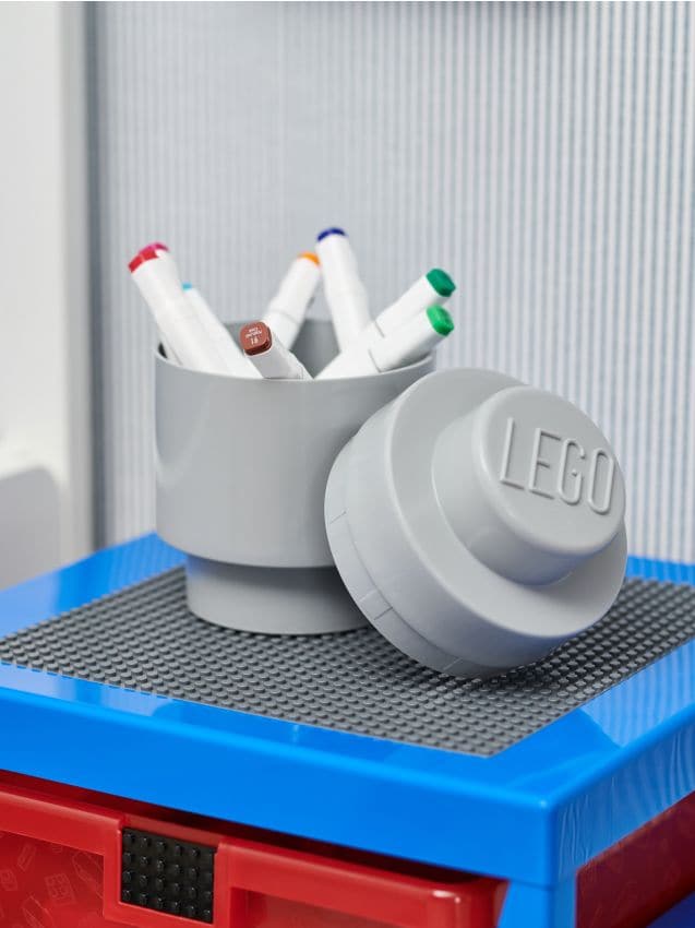 Pudełko do przechowywania Lego Kolor szary - SINSAY - 325BU-85X