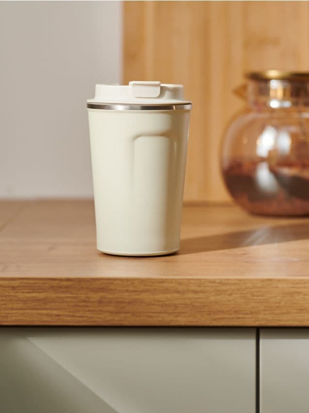 Termos Kolor kremowy - SINSAY - 355AQ-01X