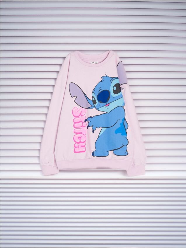 Bluza Stitch Kolor fioletowy - SINSAY - 3743M-04X