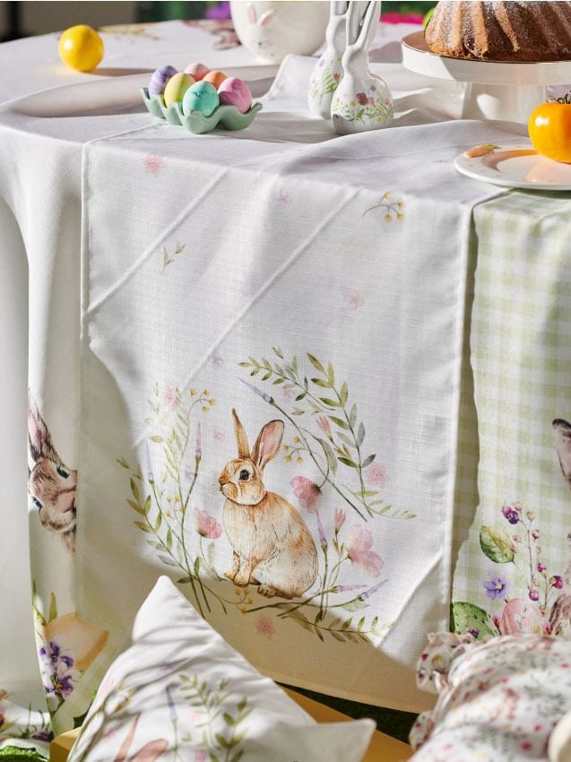 Napron de masă Culoare alb - SINSAY - 375DN-00X