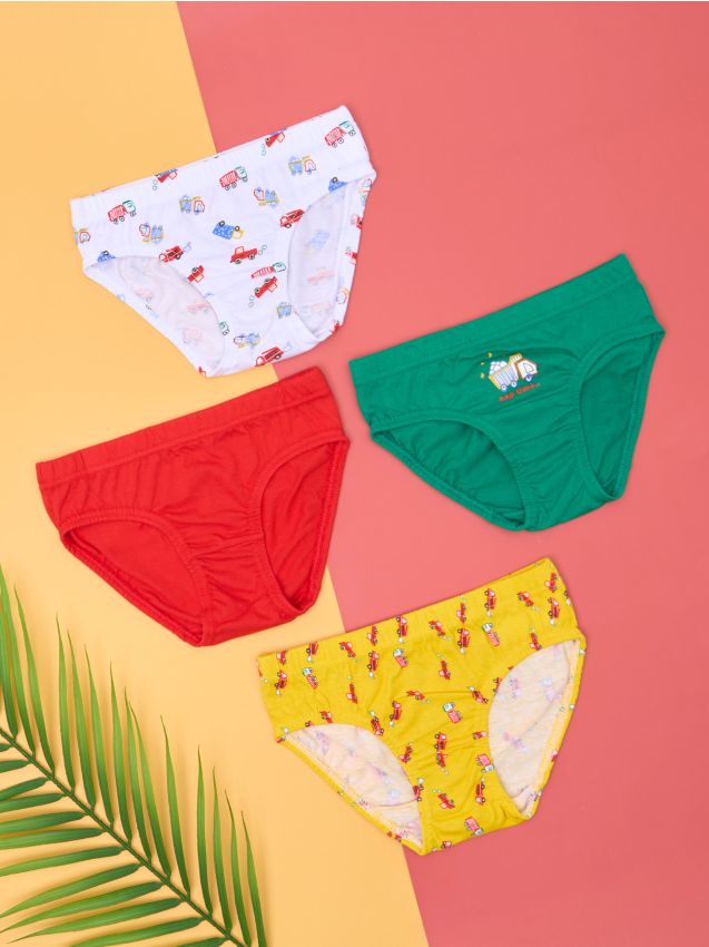 Majtki 4 pack Kolor wielobarwny - SINSAY - 381AP-MLC