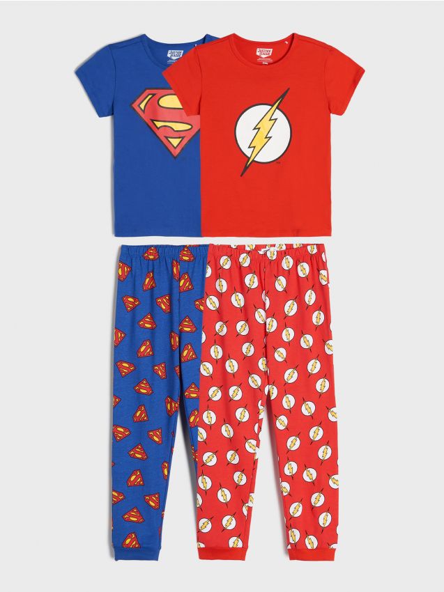 Pyjama-Set DC Comics, 2er-Pack Farbe Rot - SINSAY - 4021J-33X