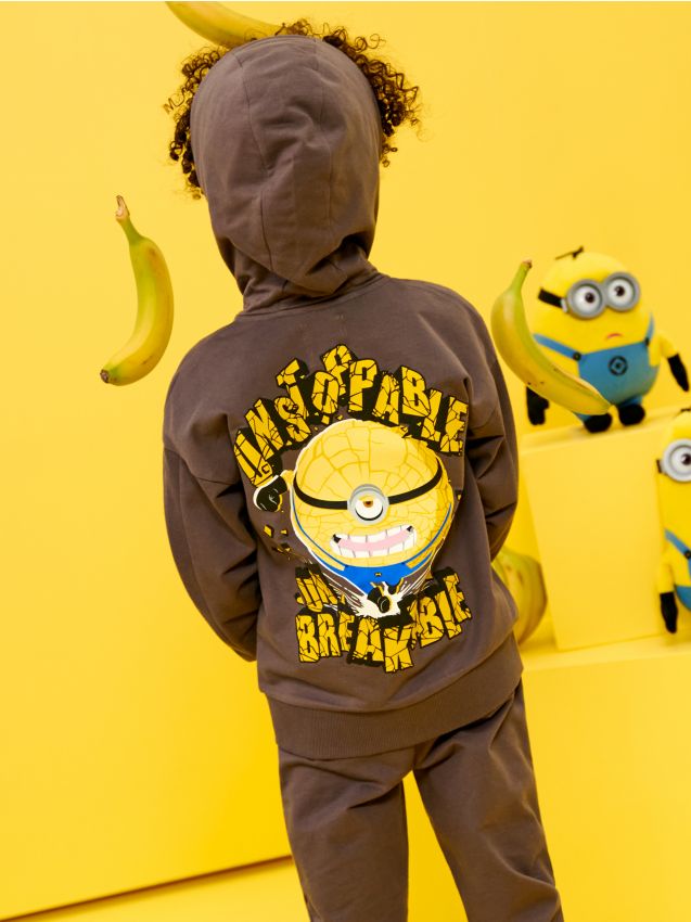 Minions sweatshirt Color dark grey - SINSAY - 412AY-90X