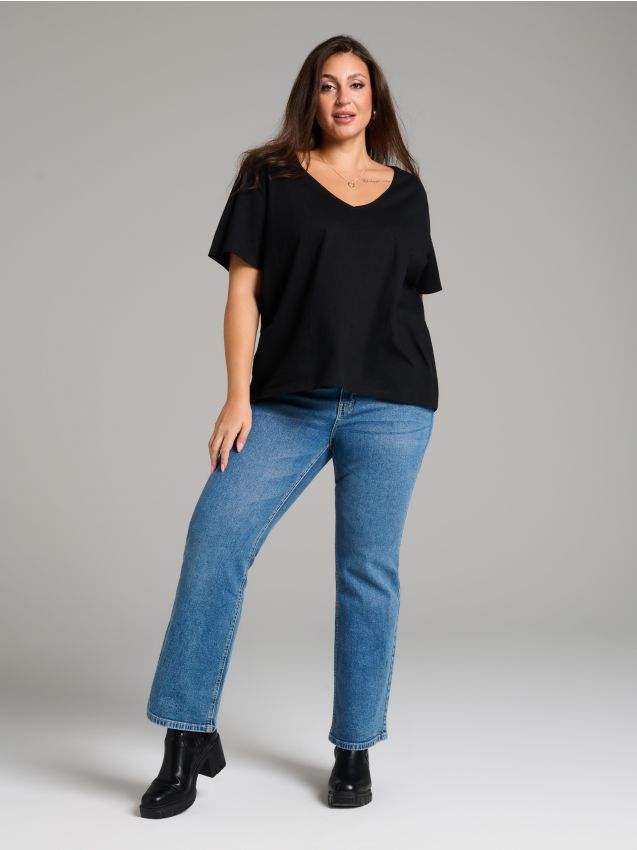 Bootcut jeans PLUS SIZE Color blue jeans - SINSAY - 439BB-55J