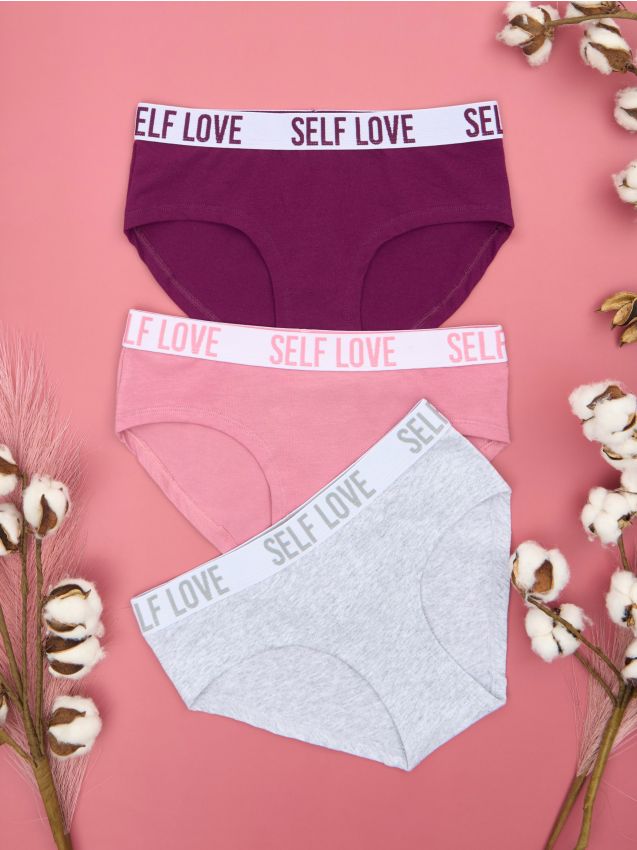 Majtki 3 pack Kolor wielobarwny - SINSAY - 460AX-MLC