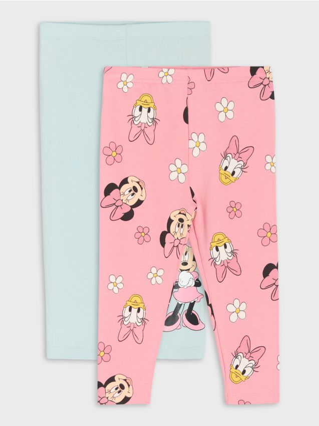 2 balení bavlněných legín Minnie and Daisy Barva tyrkysová - SINSAY ...