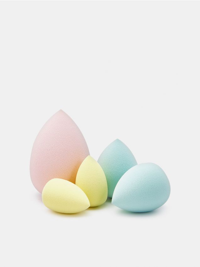 Make-up-Schwämme, 5er-Pack Farbe Mehrfarbig - SINSAY - 5025K-MLC