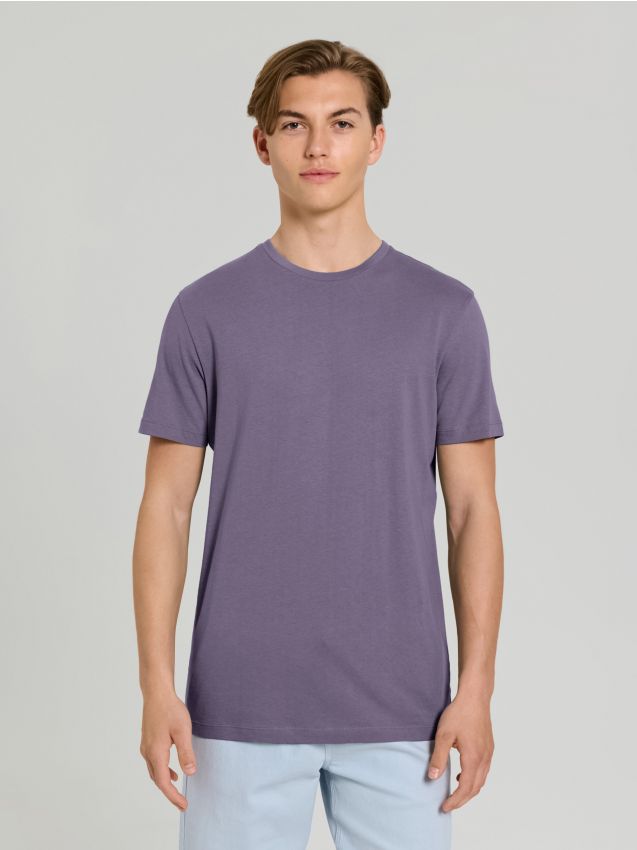 T-Shirt Farbe Violett - SINSAY - 536EY-45X