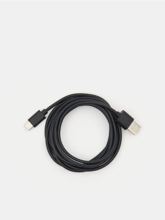 USB kabel Boja crno - SINSAY - 548CA-99X