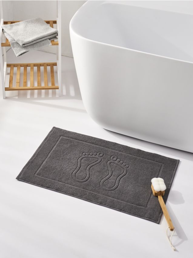 Ќилим за бања Боја сив Sinsay 5849t 90x