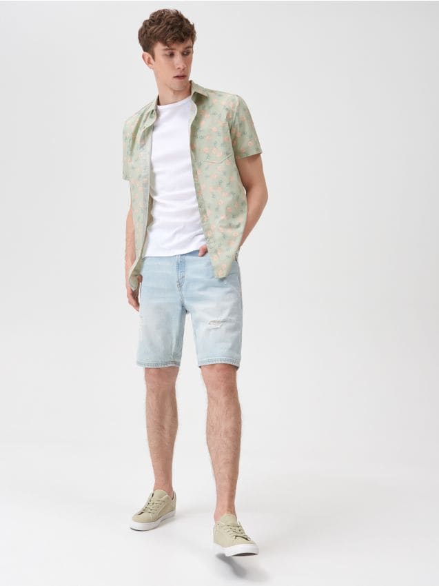 Sneakersy Kolor kremowy - SINSAY - 6180C-01X