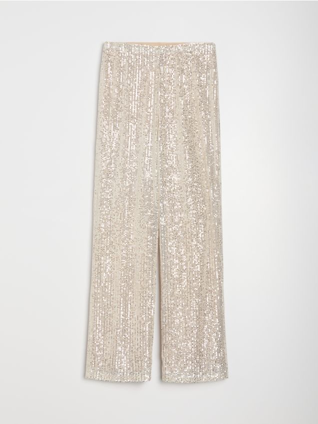 Wide leg pantalone Boja srebro - SINSAY - 628FJ-SLV