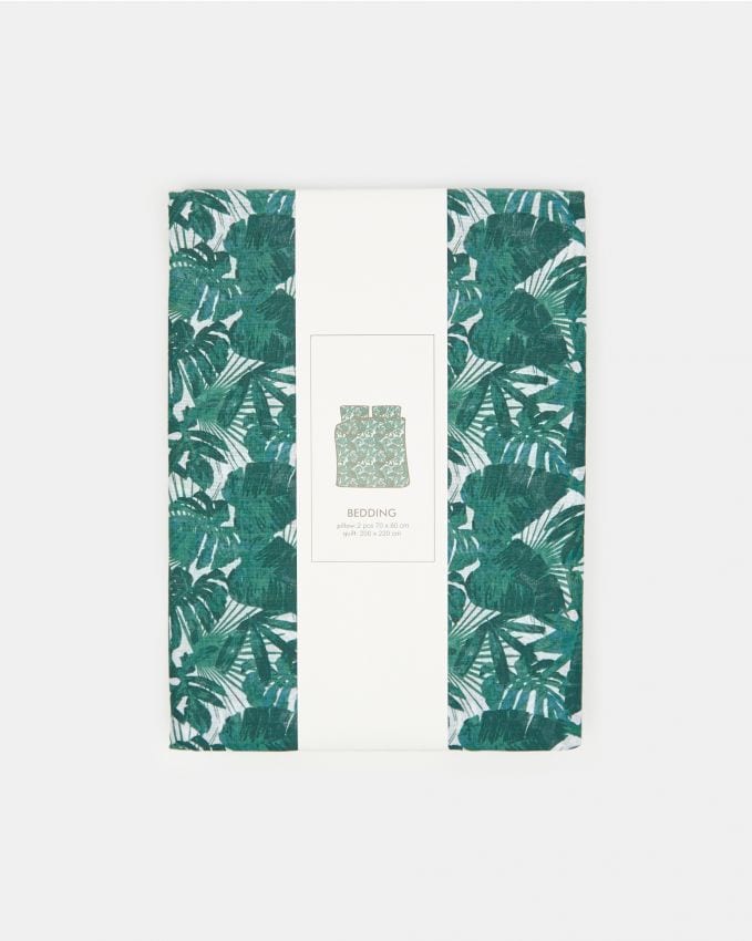 Спално бельо Цвят синьо-зелено - SINSAY - 6306D-67X