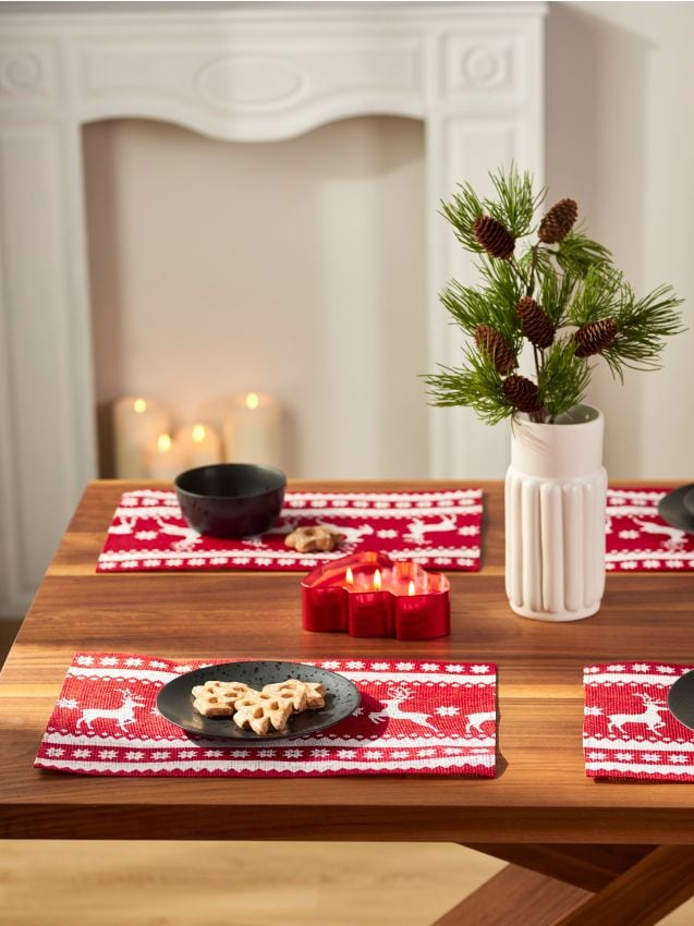 Set de 4 naproane Culoare roșu - SINSAY - 6345Q-33X