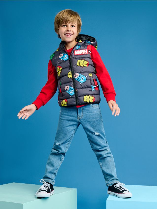 Kamizelka Marvel Kolor szary - SINSAY - 6468C-86X