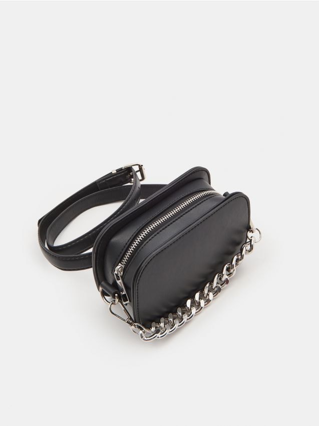 LADIES` SACHET & CHAIN Colore nero - SINSAY - 6737A-99X