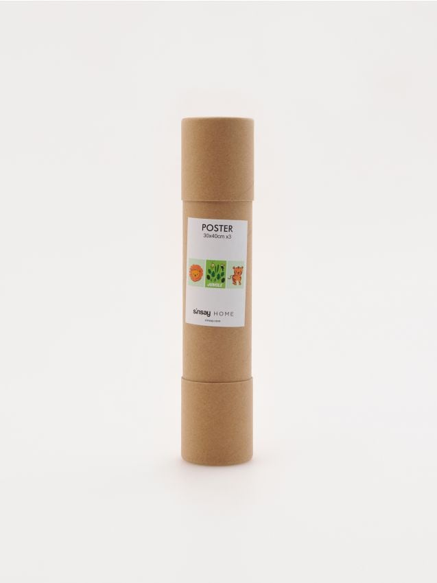 Poster 30 cm× 40 cm, 3er-Pack Farbe Grün - SINSAY - 6778E-07X