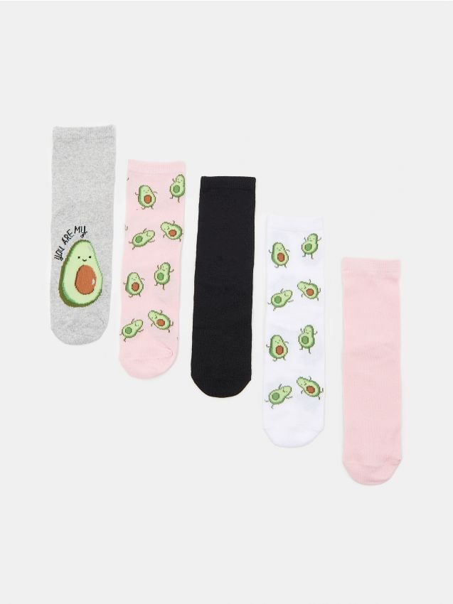 Skarpetki 5 pack Kolor wielobarwny - SINSAY - 6824O-MLC