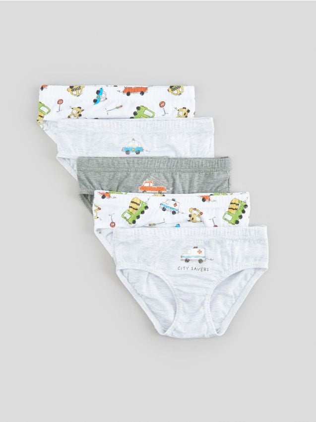 Majtki 5 pack Kolor wielobarwny - SINSAY - 6965C-MLC