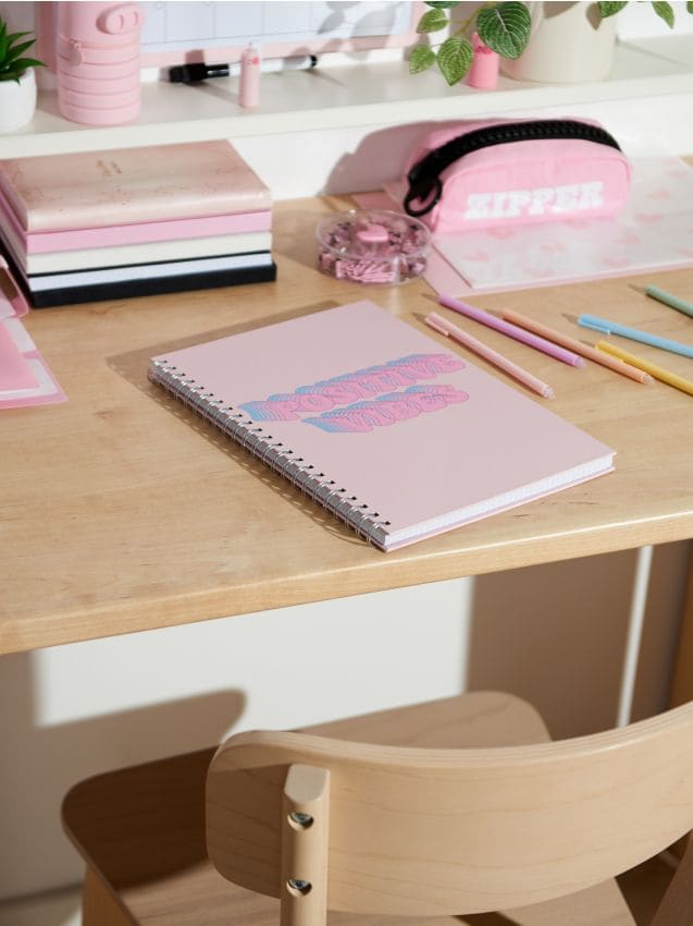 Notes A4 Kolor różowy - SINSAY - 7346Q-03X