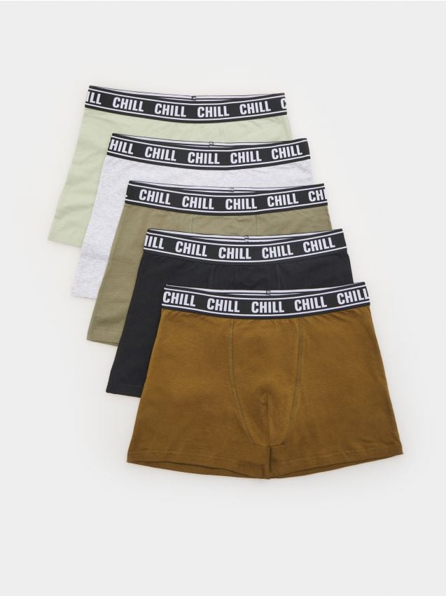 Боксерки 5 броя Цвят светломаслинено - SINSAY - 7573C-81X