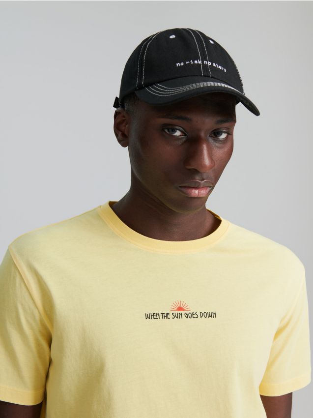 Kšiltovka Barva černá - SINSAY - 7576Y-99X