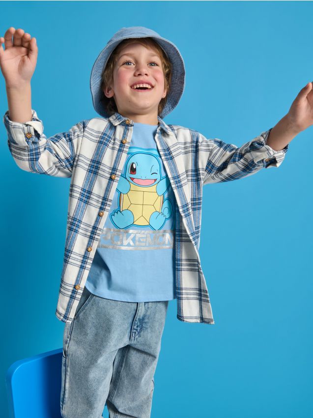 Koszulka Pokémon Kolor niebieski - SINSAY - 769AD-55X