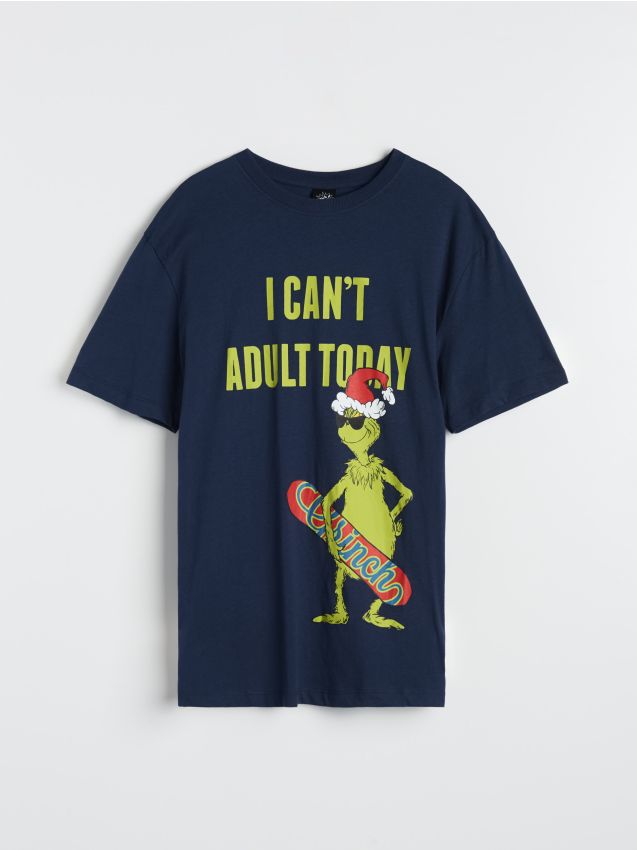 T-Shirt Grinch Farbe Navy - SINSAY - 787CV-59X