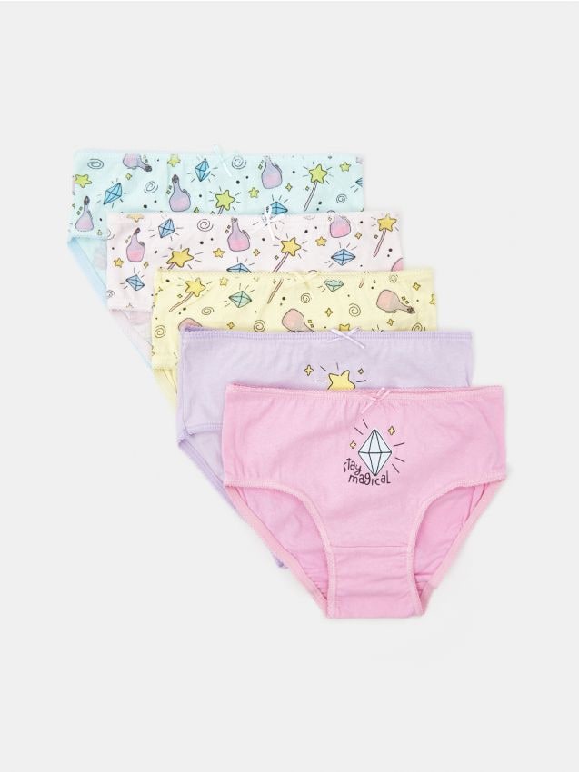 Majtki 5 pack Kolor wielobarwny - SINSAY - 7996R-MLC