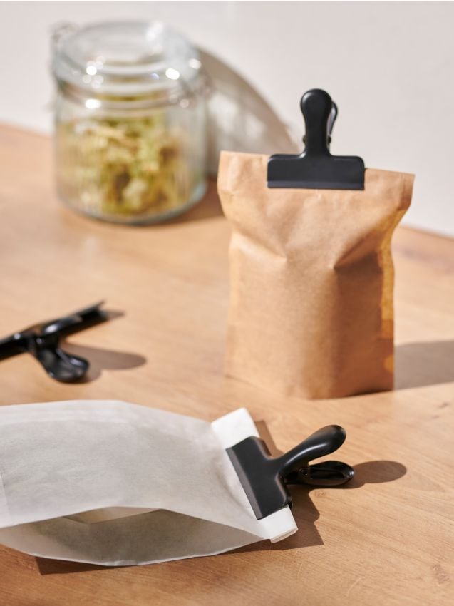 Klipsy do żywności 3 pack Kolor czarny - SINSAY - 8330W-99X