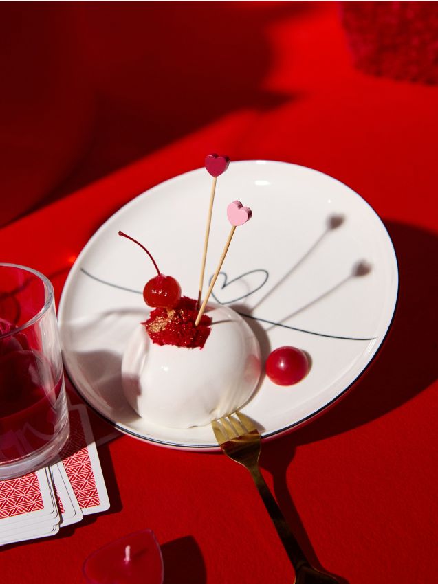 Sinsay - Čačkalice sa srcima 50 pack crvena SS 2026 834IL-33X