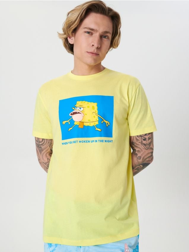 SpongeBob T-shirt Color yellow - SINSAY - 8542I-11X