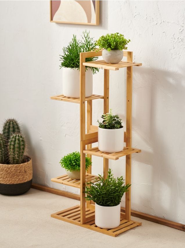 Bambusov stalak za cveće Boja BEŽ - SINSAY - 888CV-08X